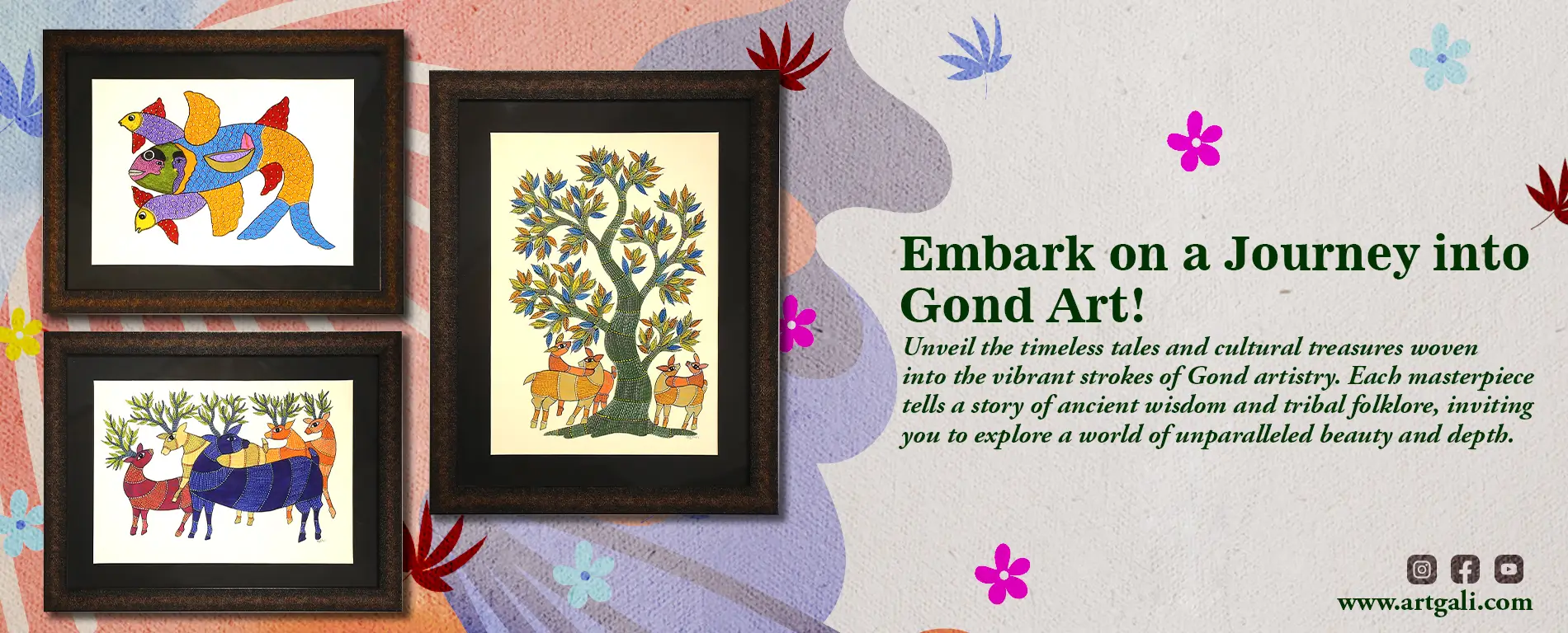 Original Madhubani handmade Painting, Modern Wall Art - Art Gali